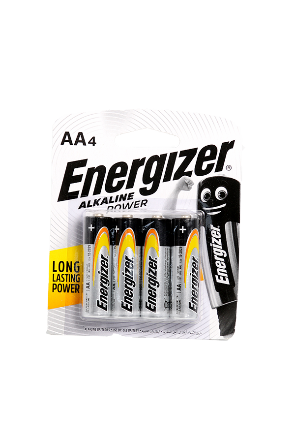 Energizer Battery Alkaline Power #AA4 - LifePlus