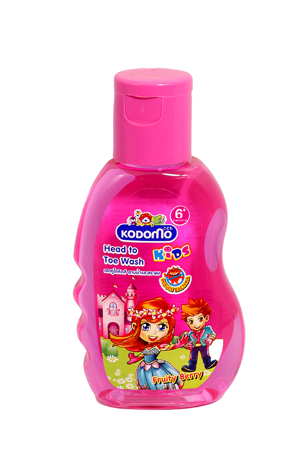 Kodomo Baby Head To Toe Wash Fruity Berry 100ml - LifePlus