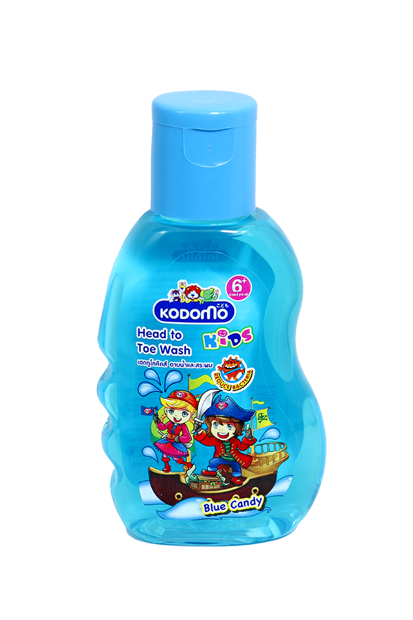 Kodomo Baby Head To Toe Wash Blue Candy 100ml - LifePlus