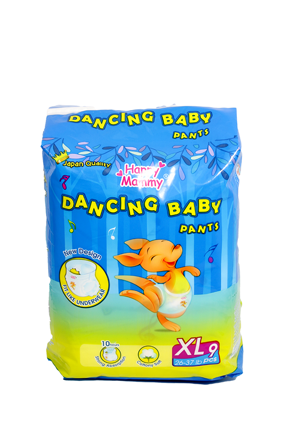 Happy Mammy Baby Diaper Dancing Pants XL 9's - LifePlus