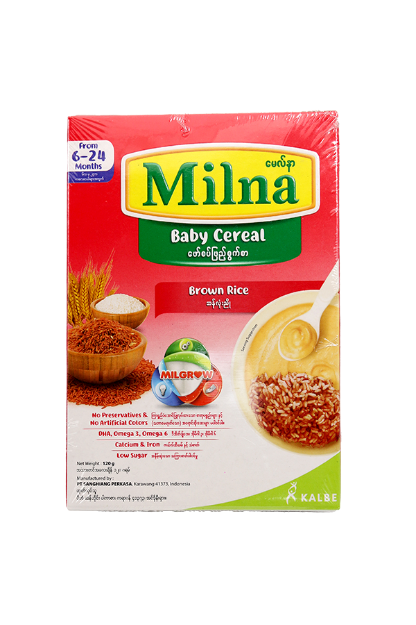 Milna Baby Cereal Brown Rice #06M-24M 120g - LifePlus