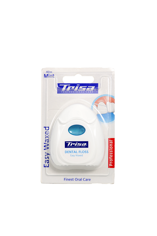 Trisa Dental Floss Easy Waxed Viint 40m - LifePlus