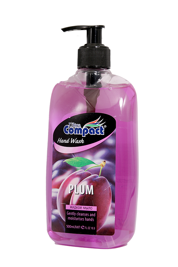 Ultra Compact Hand Wash Plum 500ml - LifePlus