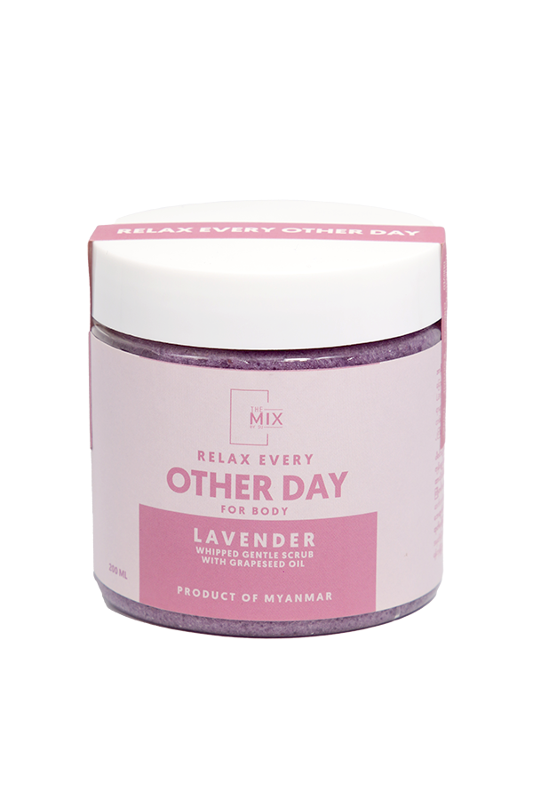 The Mix By Su Whipped Body Scrub Lavender With Grapeseed Oil 200ml ...