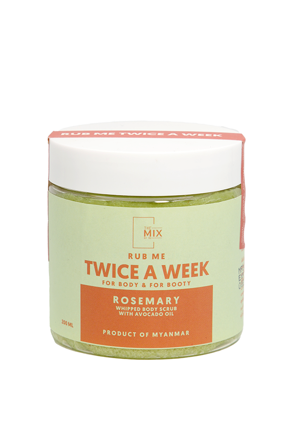 The Mix By Su Whipped Body Scrub Rosemary With Avocado Oil 200ml ...