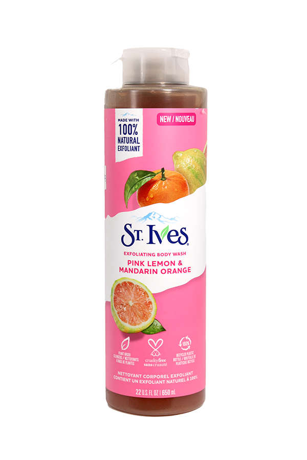 ST.IVES Body Wash Pink Lemon & Mandarin Orange 650ml - LifePlus