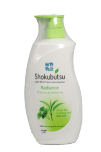 Shokubutsu Body Foam Green Tea & Ginkgo Leaf 900ml - LifePlus