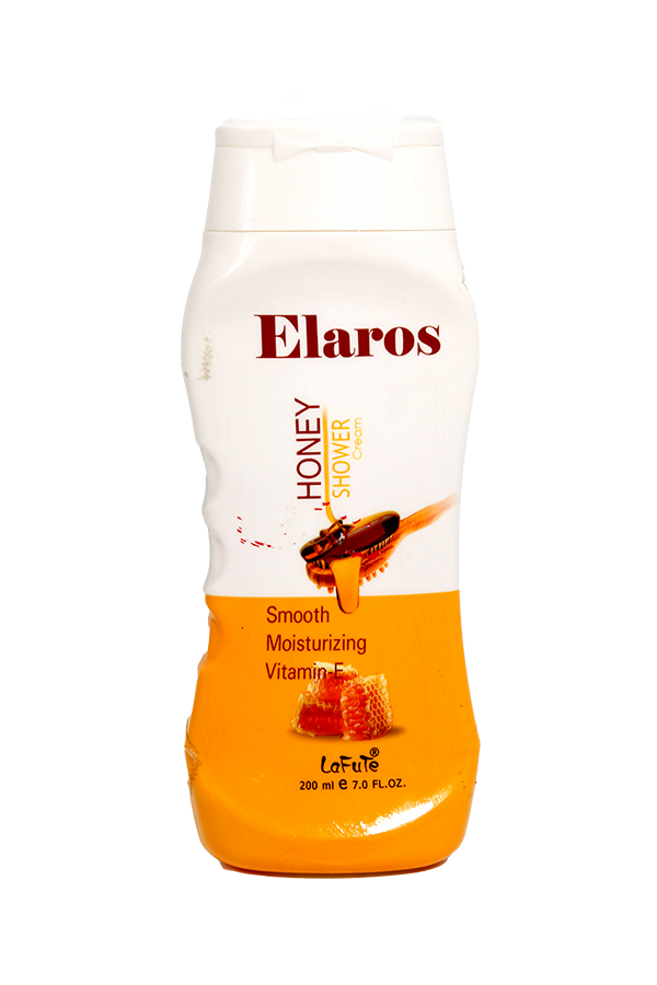 Elaros Shower Cream Honey 200ml - LifePlus