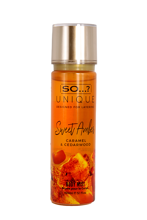 So…? Unique Sweet Amber Caramel Cedarwood Body Mist 150ml - LifePlus