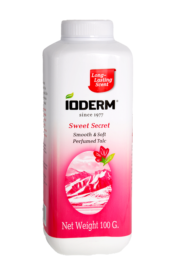 Ioderm Sweet Secret Smooth & Soft Perfumed Talc 100g - LifePlus