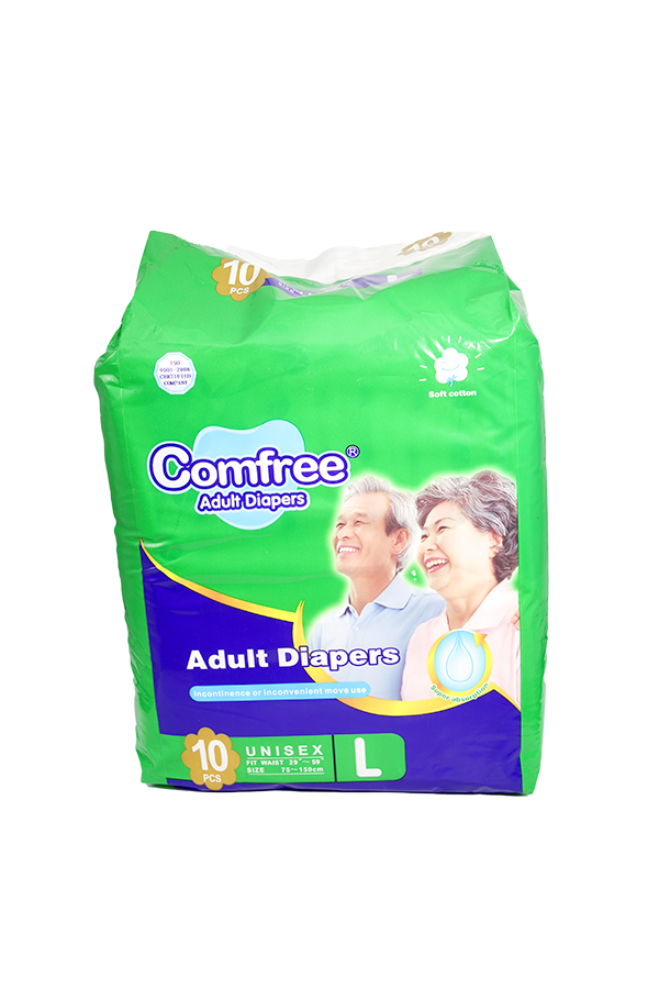 Comfree Adult Diaper L 10's - LifePlus Pharmacy