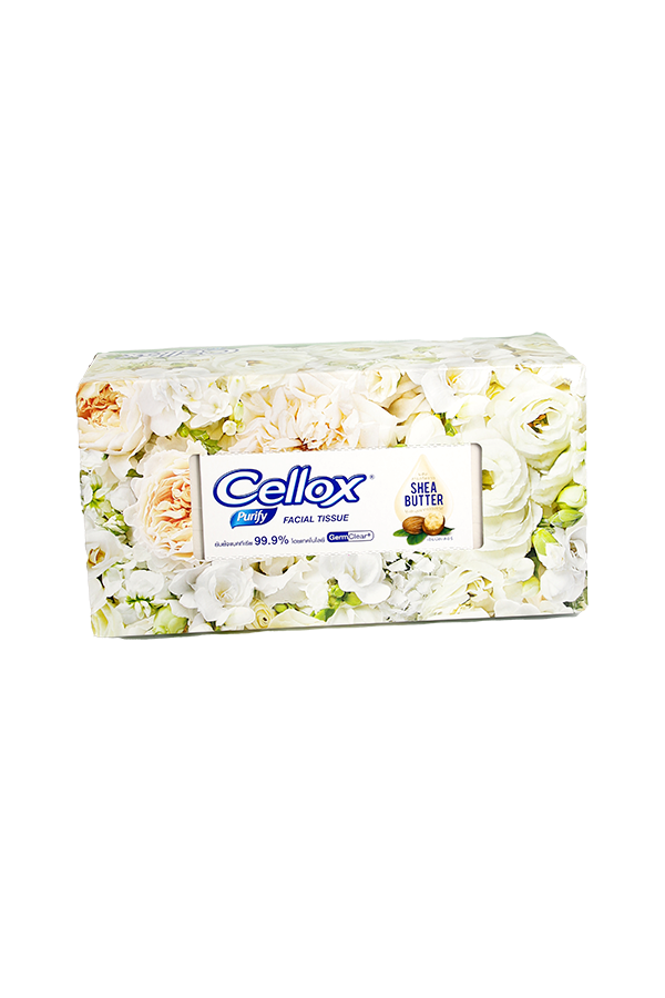 Cellox Purify Facial Tissue Garden Rose 2Ply Box 140's - LifePlus