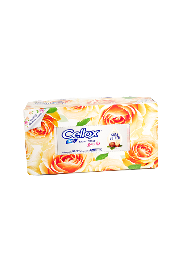 Cellox Purify Facial Tissue Rosy 2Ply Box 140's - LifePlus