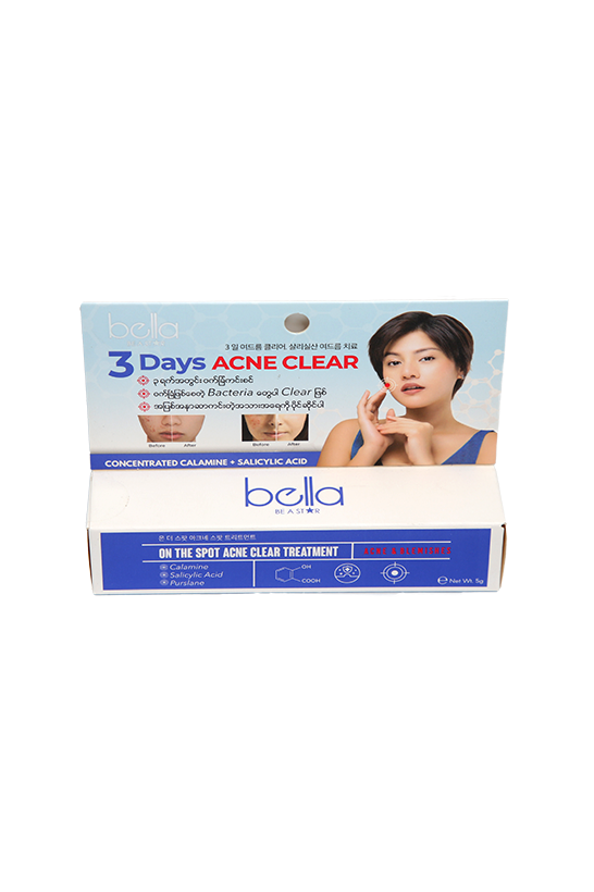 Bella Acne Gel & Cream On The Spot Clear Treatment 3 Days 5g - LifePlus