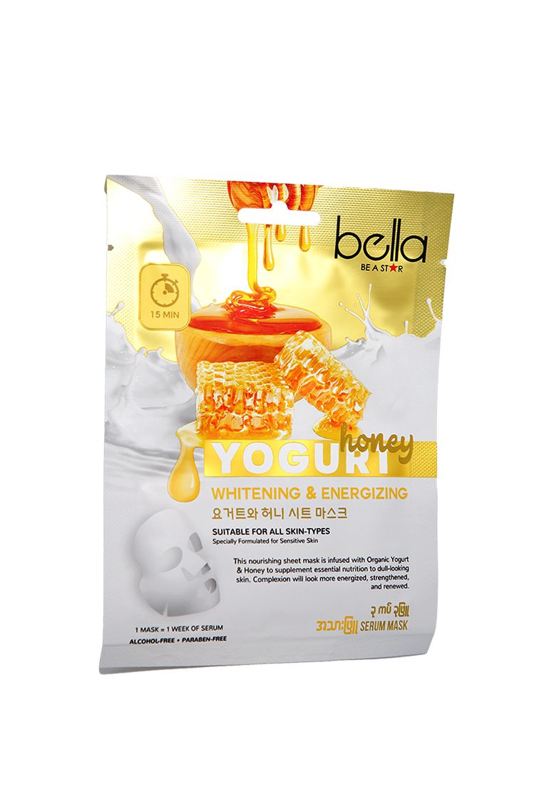 Bella Face Mask Whitening & Energizing #Yoguri 18g - LifePlus