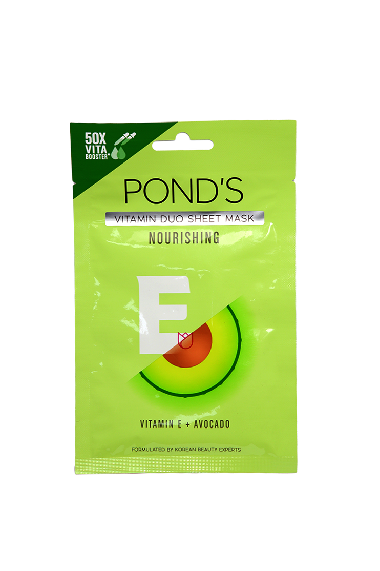 Pond's Face Mask Vitamin Duo Vitamin E+Avocado 20g - LifePlus