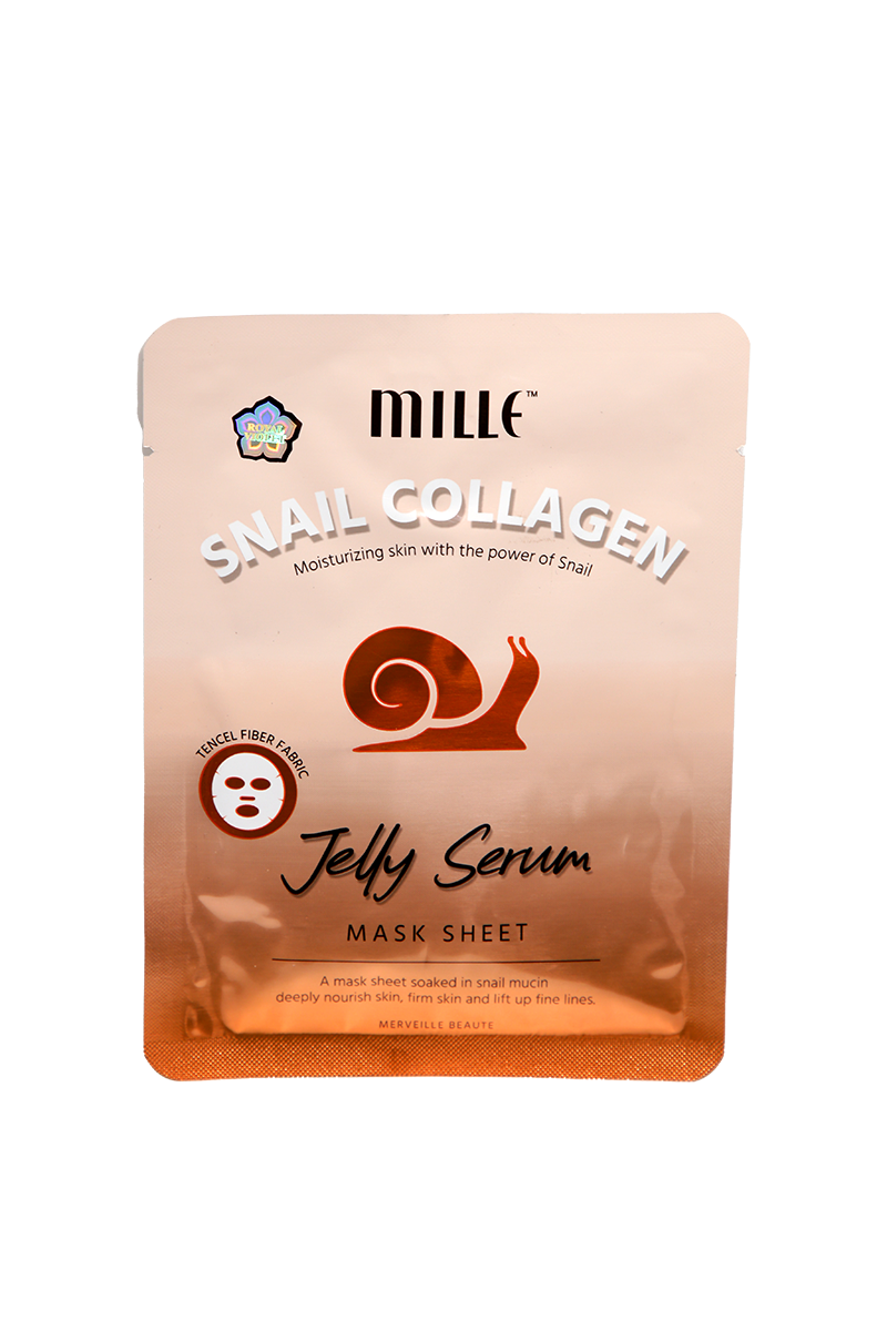 Mille Face Mask Snail Collagen Jelly Serum 28g - LifePlus