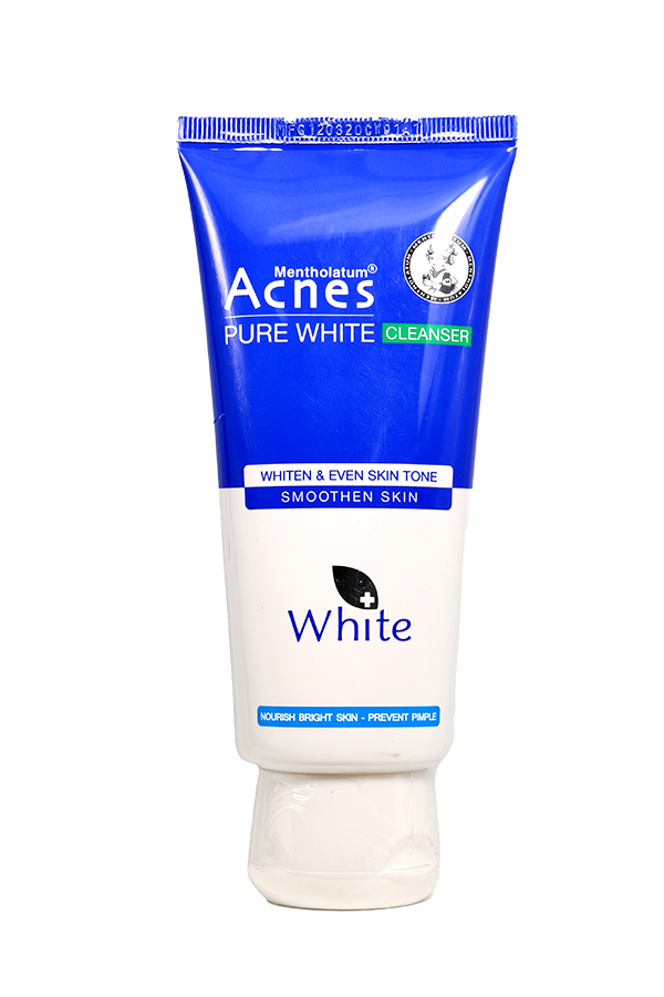 Acnes Facial Cleanser Pure White Whiten & Even Skin Tone Smoothen Skin ...