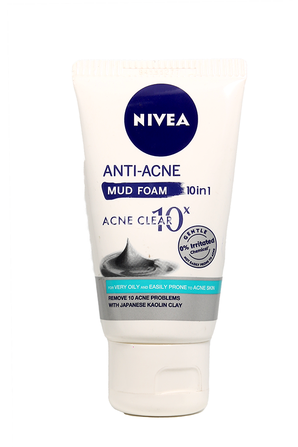 Nivea Facial Cleanser Anti Acne Mud #93683074/ 87212 50g - LifePlus