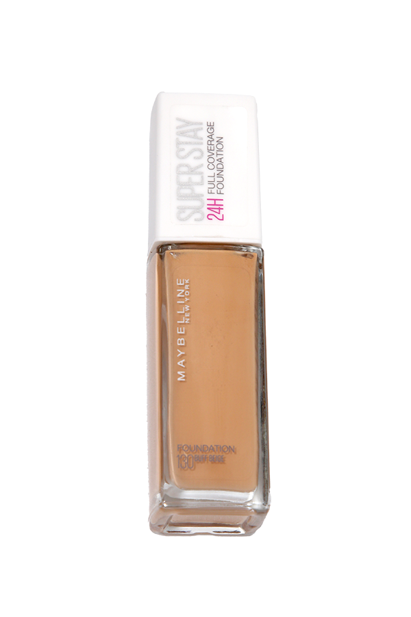 Maybelline Foundation Liquid Super Stay Full Coverage #130 Buff Beige ...