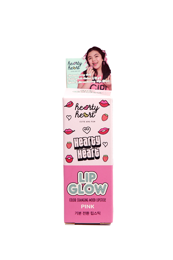 Hearty Heart Lip Balm Glow #Pink 3.2g - LifePlus