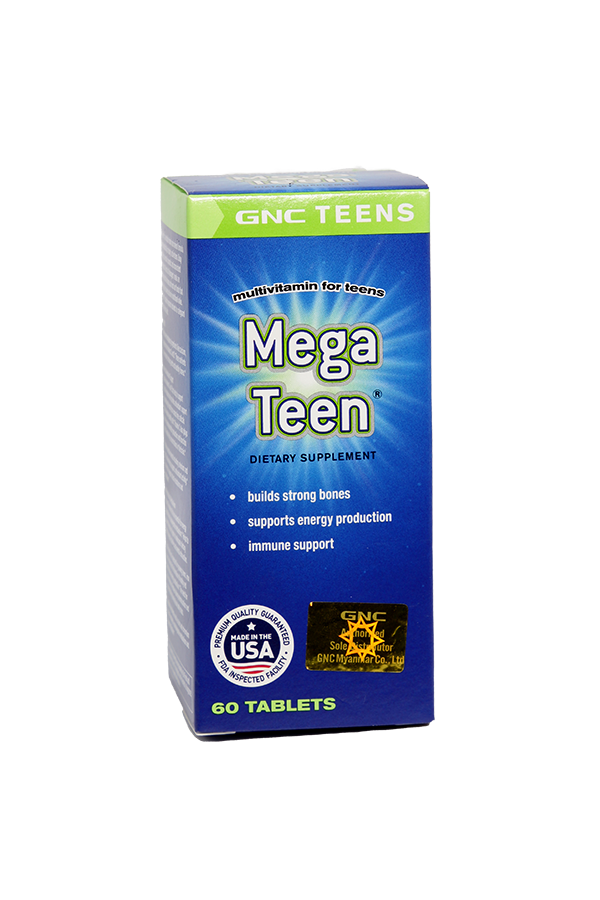 GNC Mega Teen Multivitamin Cap 60's - LifePlus