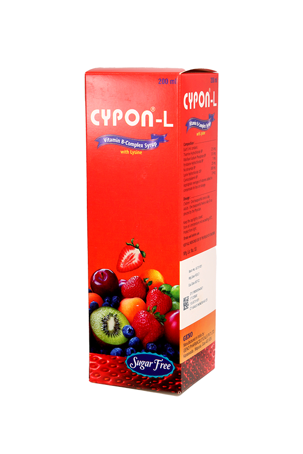 Cypon-L Vitamin B Complex With Lysine Syrup 200ml - LifePlus