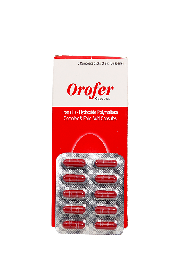 Orofer Iron Capsule 10's - LifePlus