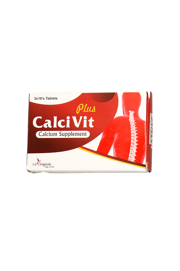 CalciVit Plus Calcium Supplement Tab 30's - LifePlus
