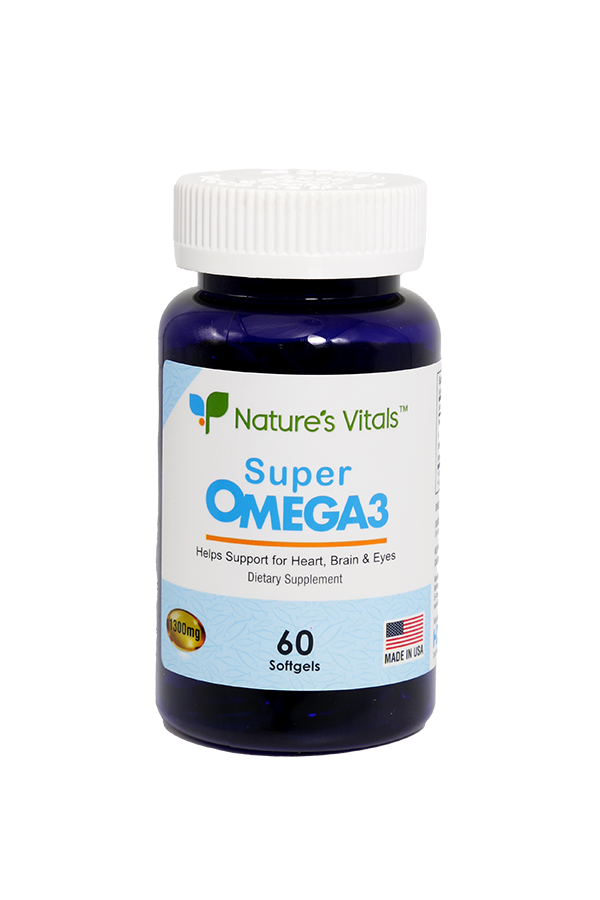 Nature's Vitals Super Omega3 1300mg Softgels 60's - LifePlus