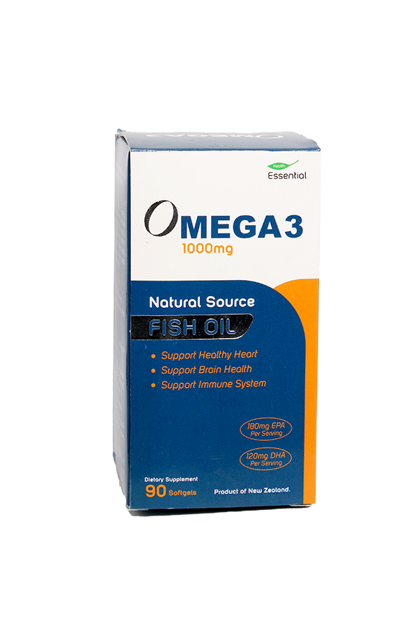 Omega3 Natural Source Fish Oil 1000mg Softgels 90's - LifePlus