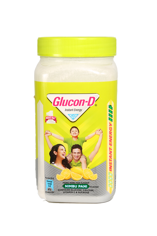 Glucon-D Instant Energy Powder Lemon 400g - LifePlus