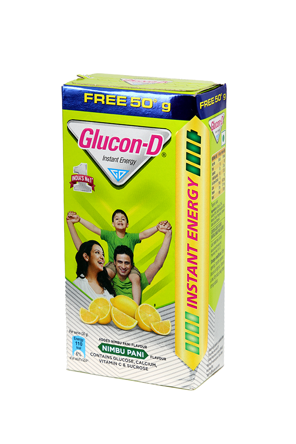 Glucon-D Instant Energy Powder Lemon 125g - LifePlus