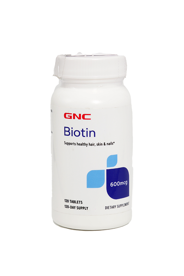 GNC Biotin 600Mcg Hair Skin & Nails Cap 120's - LifePlus
