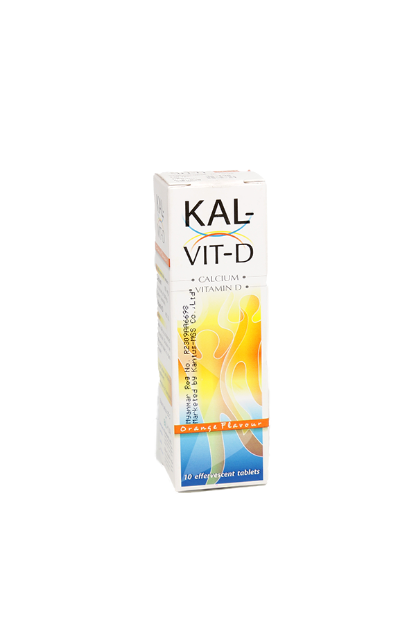 Kal-Vit D Orange Effervescent Tab 10's - LifePlus