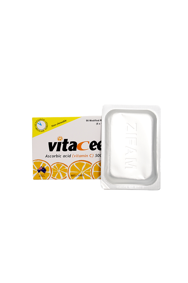 Vitacee SR Film Coated 500mg Tab 15's - LifePlus