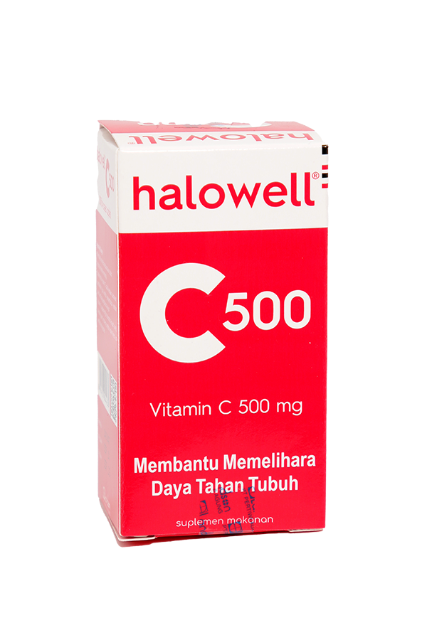 Halowell Vitamin C 500mg 30's - LifePlus