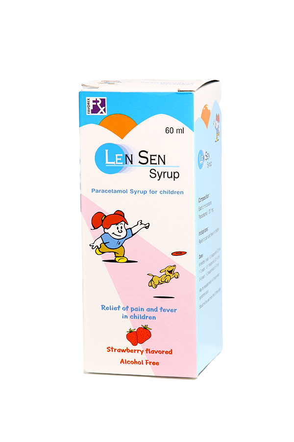 Lensen Paracetamol Syr 60ml - LifePlus Pharmacy