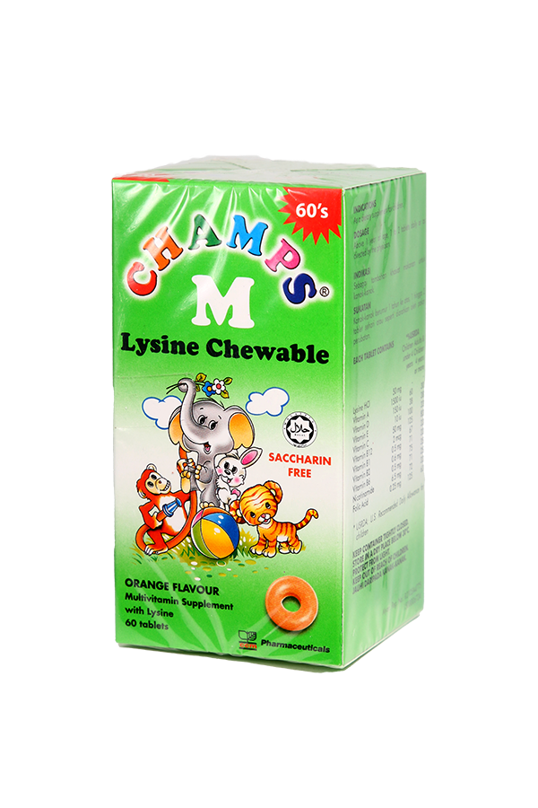 Champs Multivitamin With Lysine 30's - LifePlus