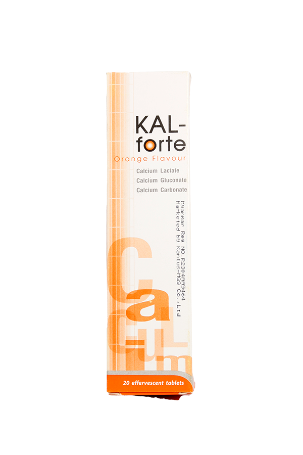 Kal-Forte Orange Effervescent Tab 20's - LifePlus