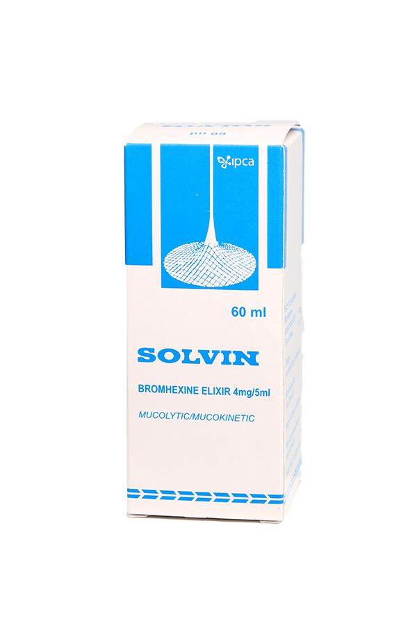 Solvin Bromhexine 4mg Elixir 5ml - LifePlus