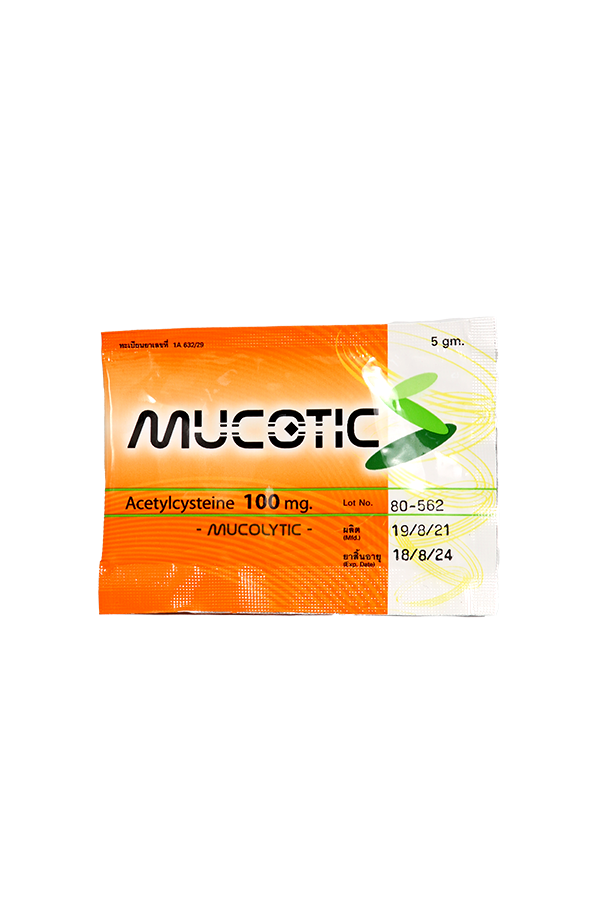Mucotic Acetylcysteine 100mg Sachet 1's - LifePlus