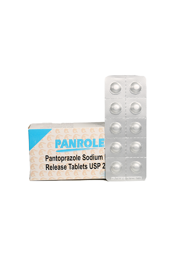 Panrole Pantoprazole USP 20mg 10's - LifePlus