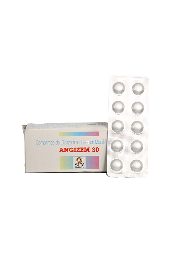 Angizem 30mg Tab 10's - LifePlus