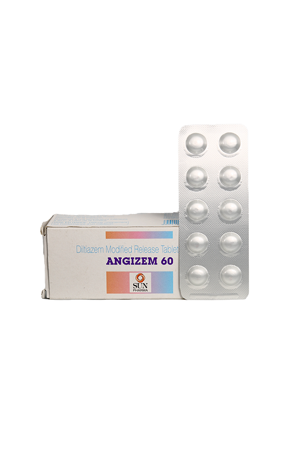Angizem 60mg Tab 10's - LifePlus