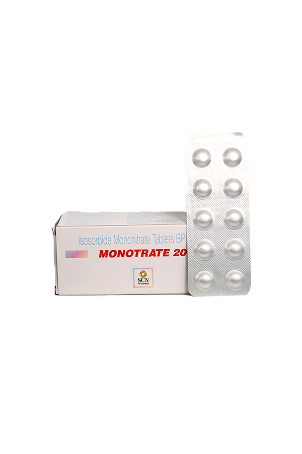 Monotrate 20mg Tab 10's - LifePlus