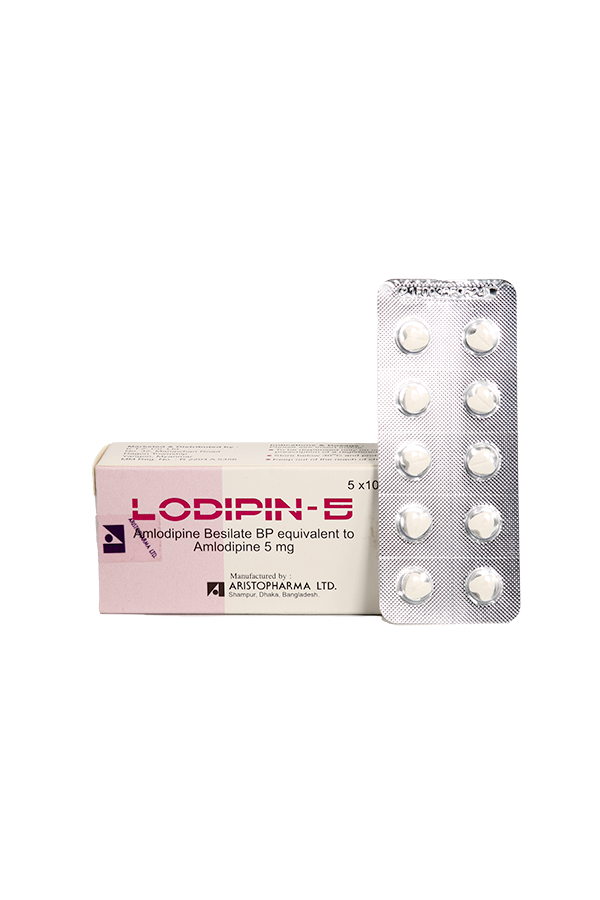 Lodipin Amolodipine 5mg Tab 10's - LifePlus
