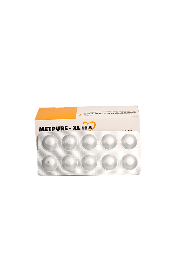 Metpure-XL Metoprolol 12.5mg Tab 10's - LifePlus