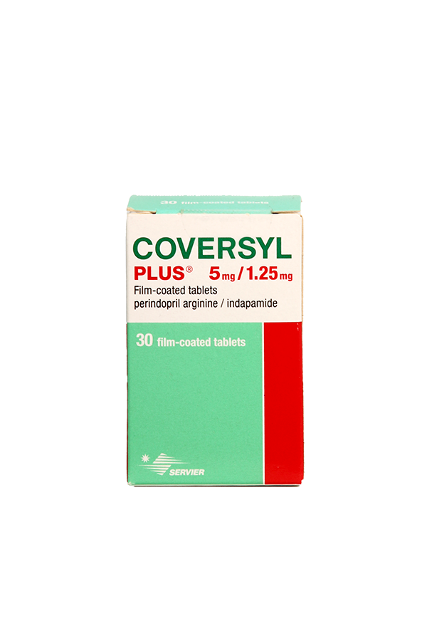 Coversyl Plus Film Coated 5mg/1.25mg Tab 30's - LifePlus
