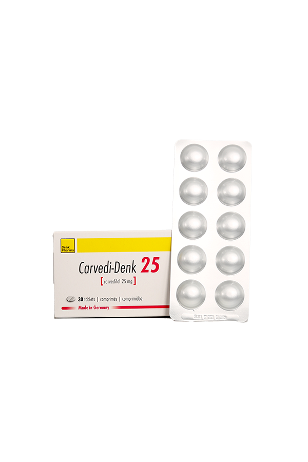 Denk Carvedi Carvedilol 25mg Tab 10's - LifePlus